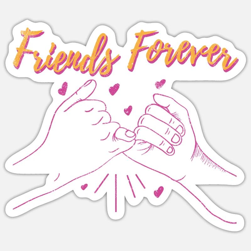 Friends Forever Stickers | Unique Designs | Spreadshirt
