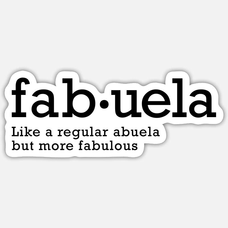 Abuelas Stickers | Unique Designs | Spreadshirt