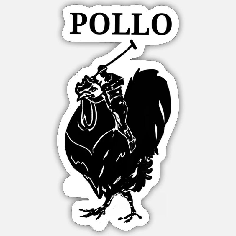 Pollos Stickers | Unique Designs | Spreadshirt
