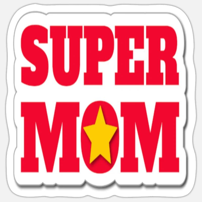 Supermom Stickers | Unique Designs | Spreadshirt