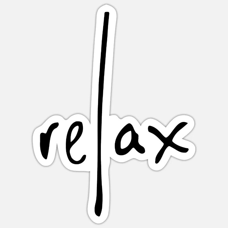 Relaxe Stickers | Unique Designs | Spreadshirt