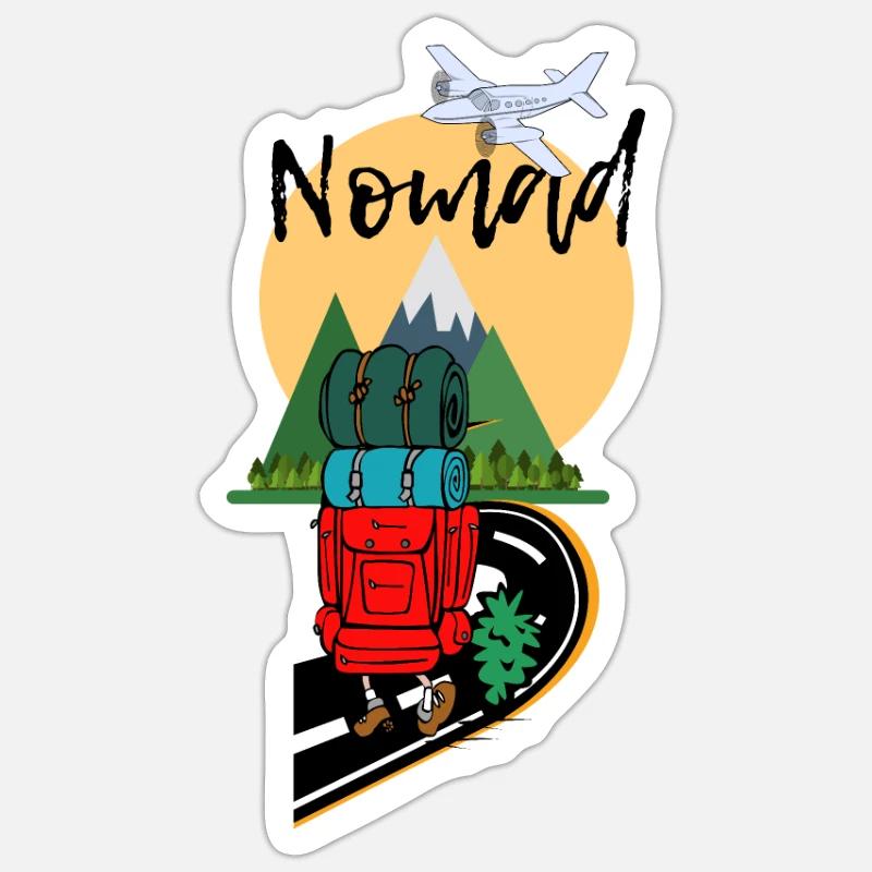 Nomadic Stickers | Unique Designs | Spreadshirt