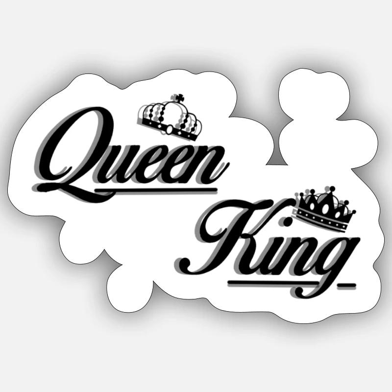 King Queen Stickers | Unique Designs | Spreadshirt