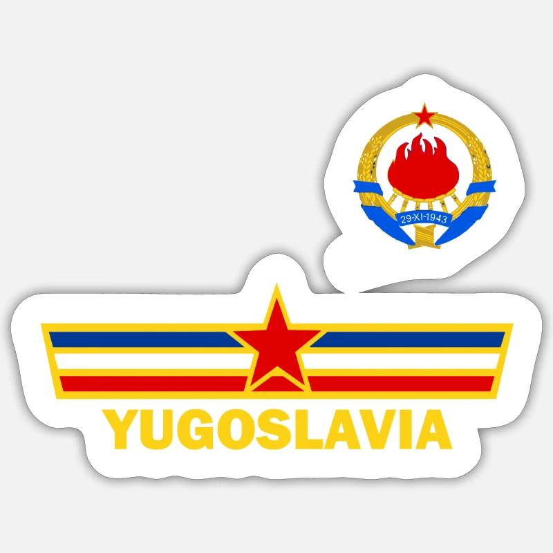 Yugoslavia Stickers | Unique Designs | Spreadshirt