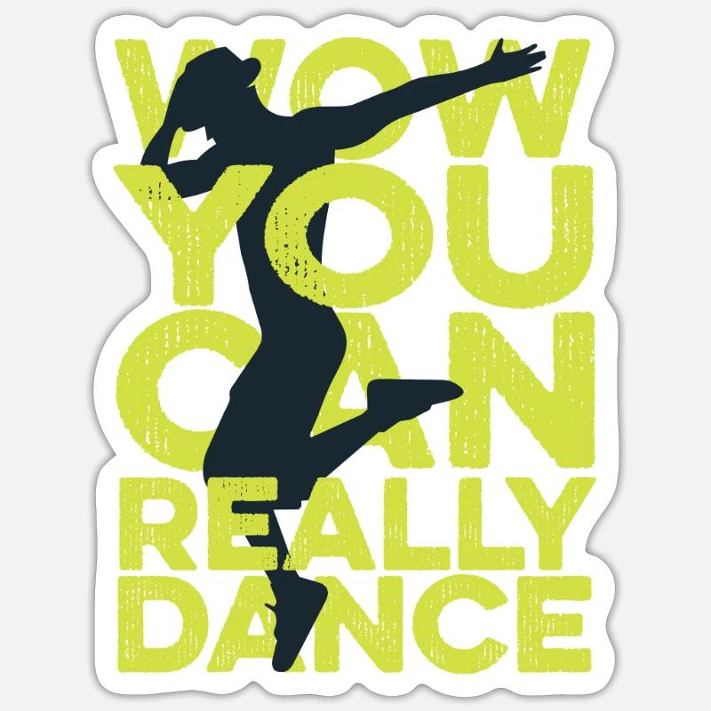Dancelife Stickers | Unique Designs | Spreadshirt