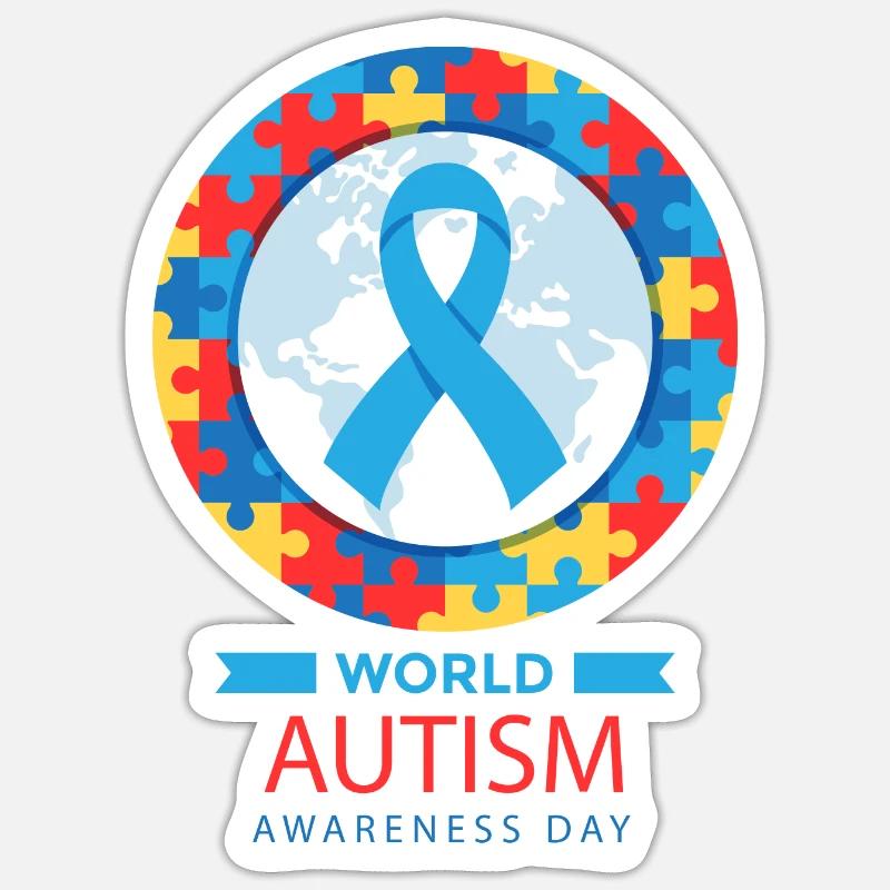 Autism Awareness Day Stickers | Unique Designs | Spreadshirt