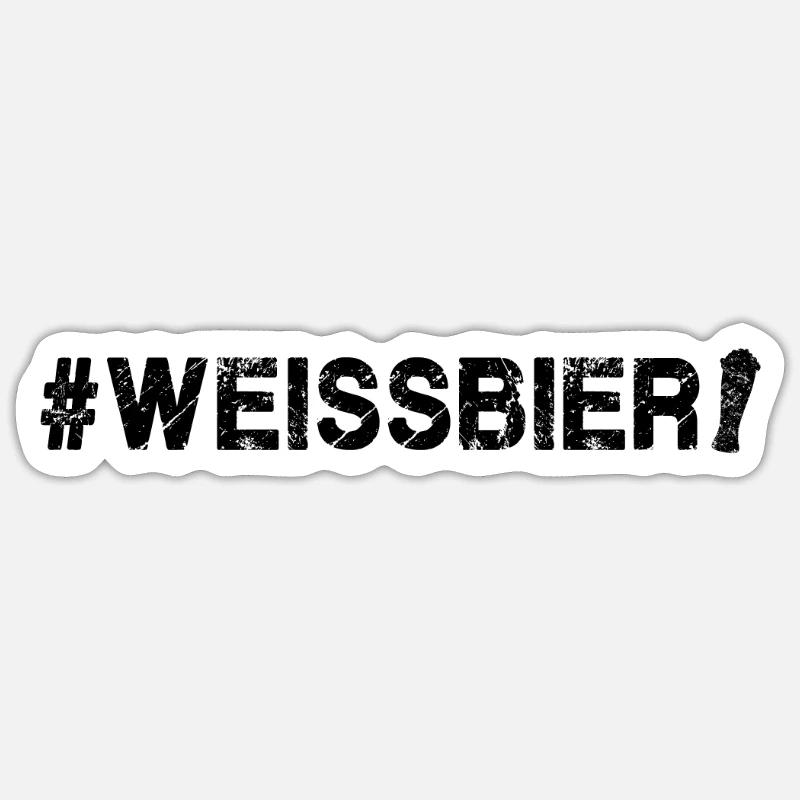 Weissbier Stickers | Unique Designs | Spreadshirt