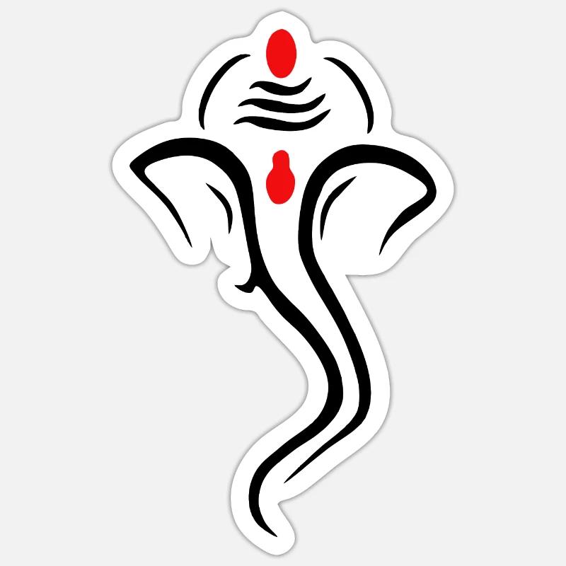 Ganpati Stickers | Unique Designs | Spreadshirt