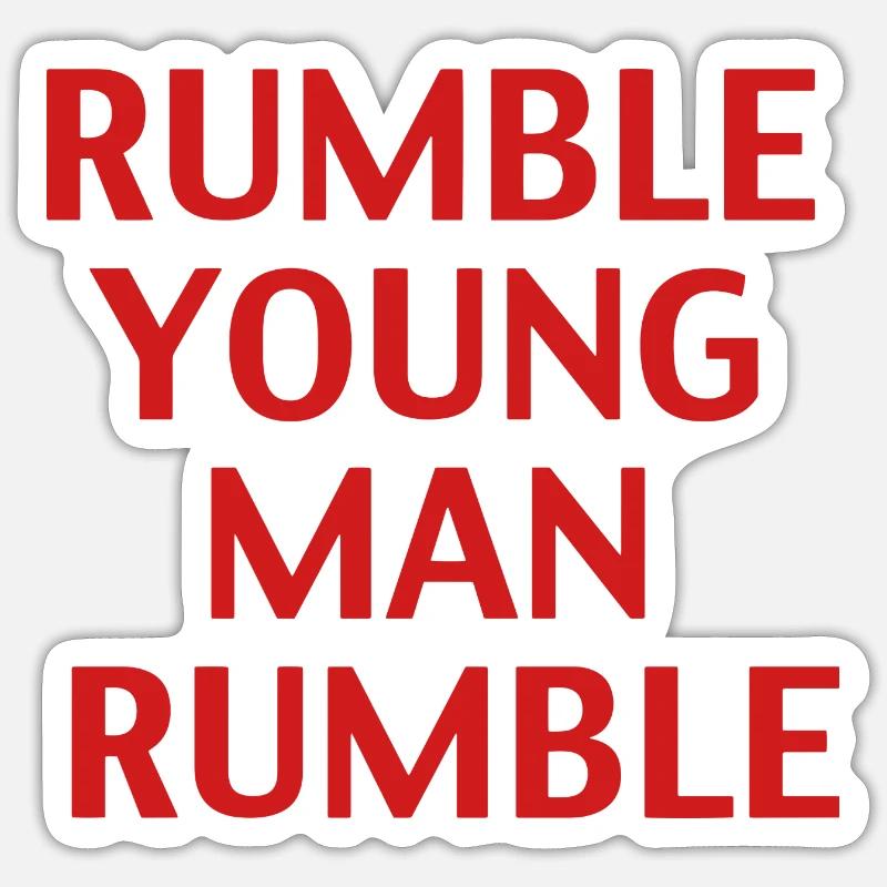 Rumble Stickers | Unique Designs | Spreadshirt