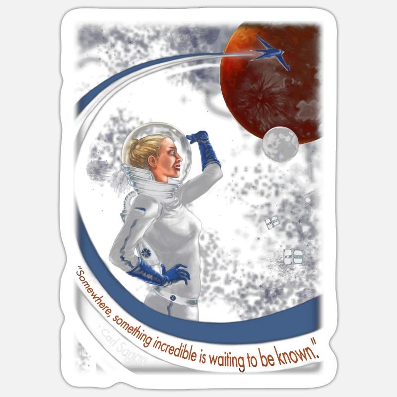 Somewhere Stickers | Unique Designs | Spreadshirt