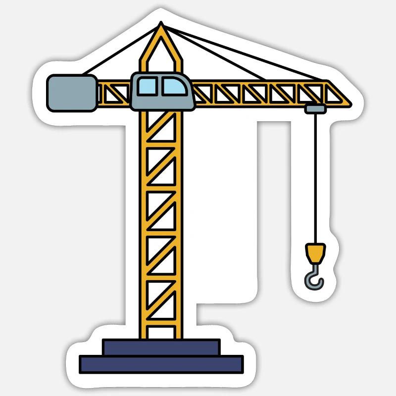 Crane-tech Stickers | Unique Designs | Spreadshirt