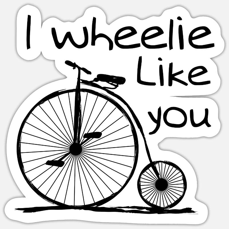 Wheelies Stickers | Unique Designs | Spreadshirt