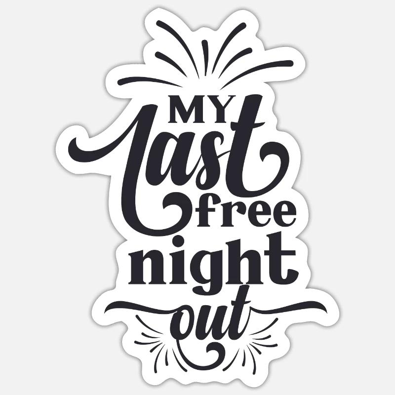 Nights Out Stickers | Unique Designs | Spreadshirt