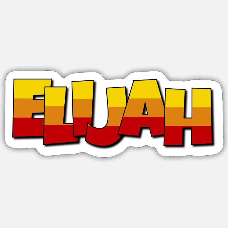 Elijah Stickers | Unique Designs | Spreadshirt