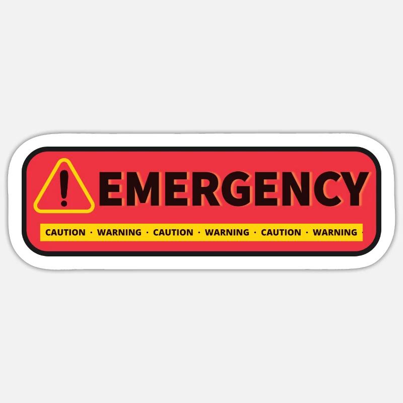 Emergency Call Stickers | Unique Designs | Spreadshirt