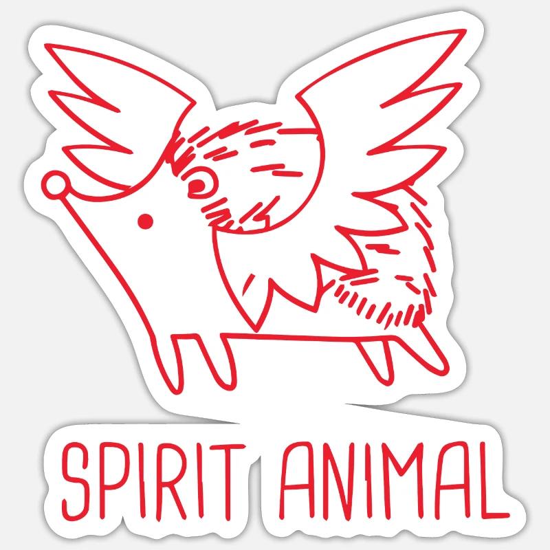 Spirit-animal Stickers | Unique Designs | Spreadshirt