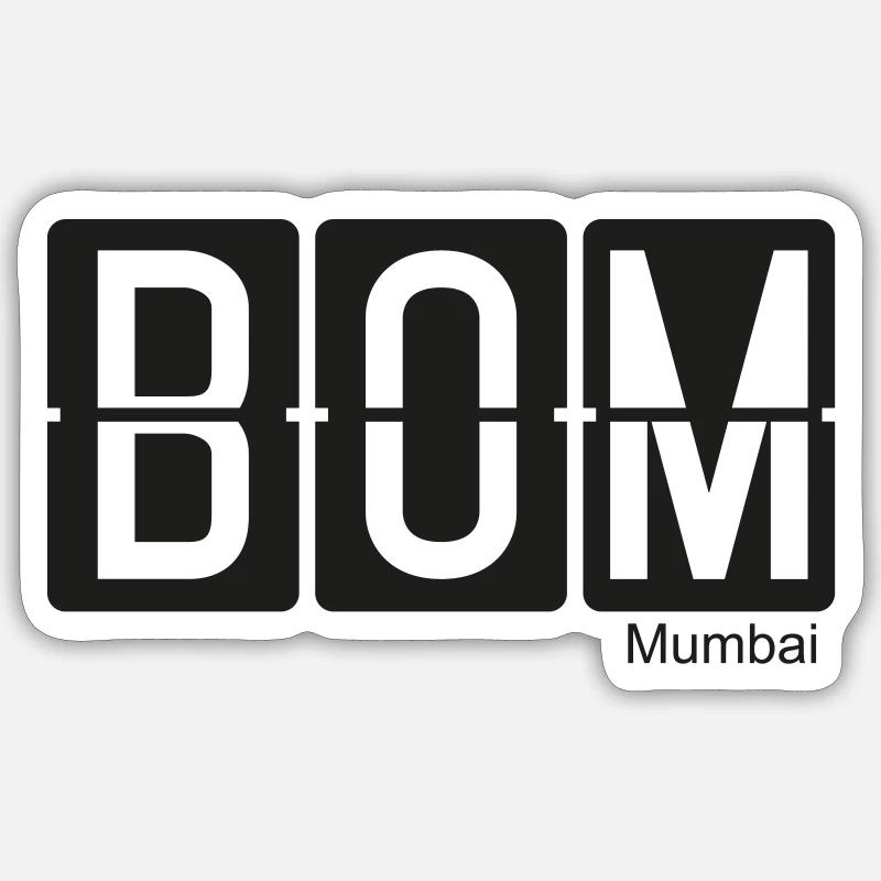 Mumbai Stickers | Unique Designs | Spreadshirt