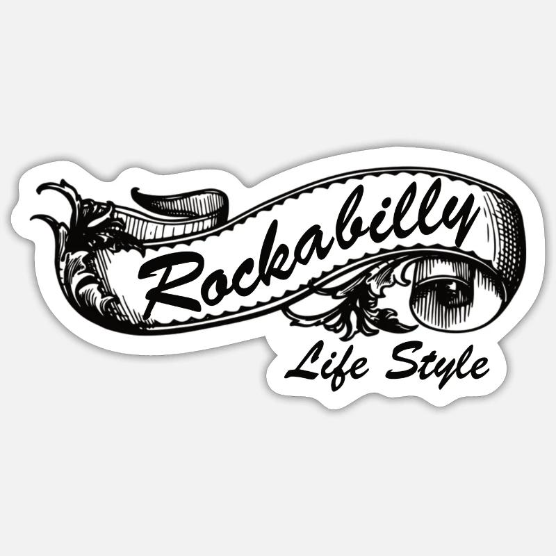 Rockabilly Stickers | Unique Designs | Spreadshirt
