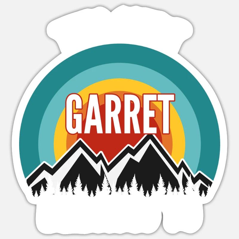 Garret Stickers | Unique Designs | Spreadshirt