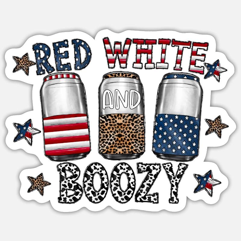 Red White Stickers | Unique Designs | Spreadshirt