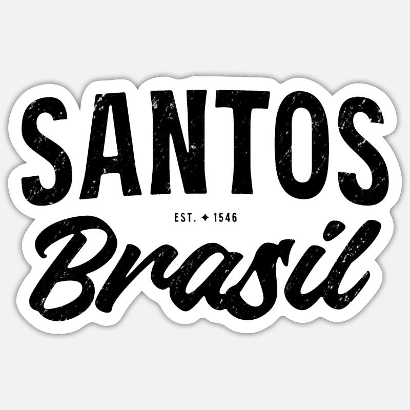 Santos Stickers | Unique Designs | Spreadshirt