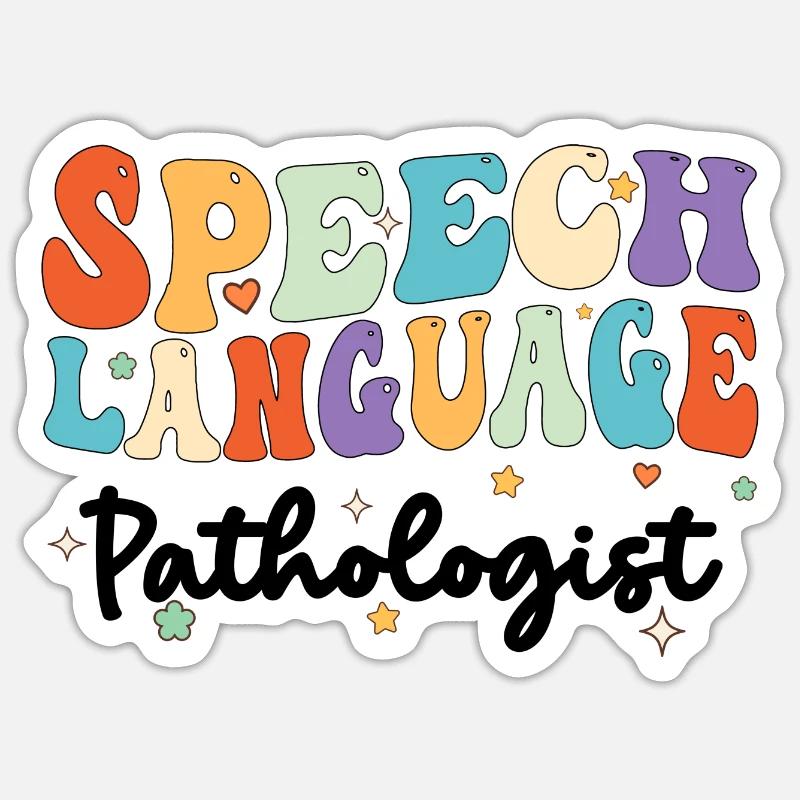Speech-language Stickers | Unique Designs | Spreadshirt
