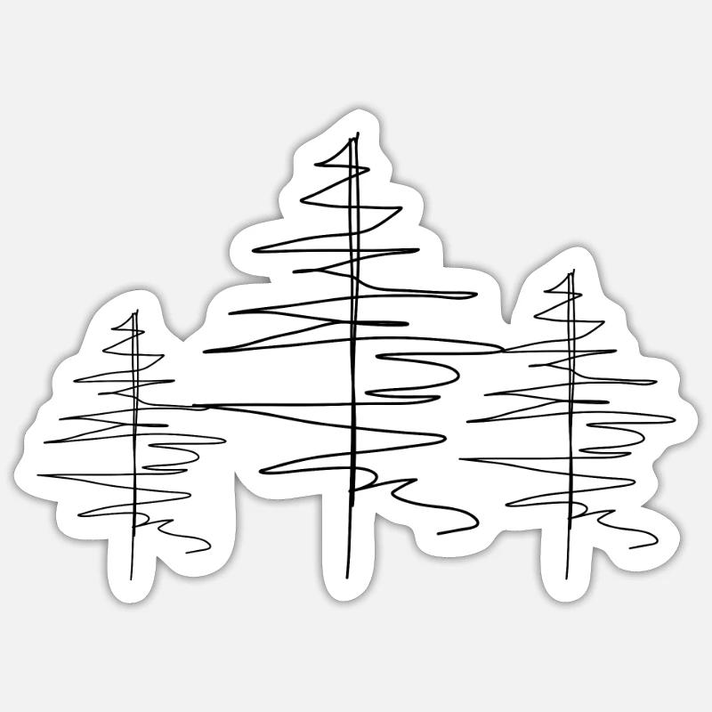 Lineart Stickers | Unique Designs | Spreadshirt