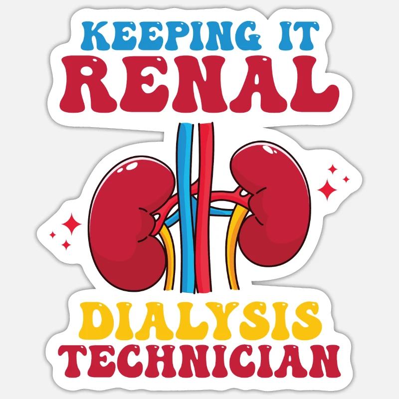 Renal Stickers | Unique Designs | Spreadshirt
