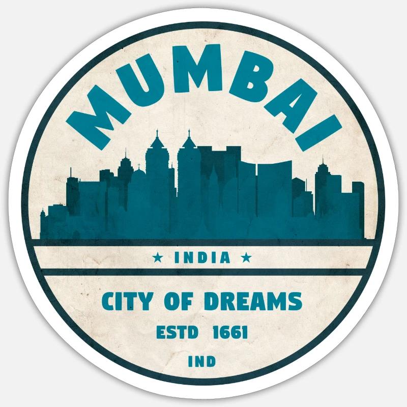 Mumbai Stickers | Unique Designs | Spreadshirt