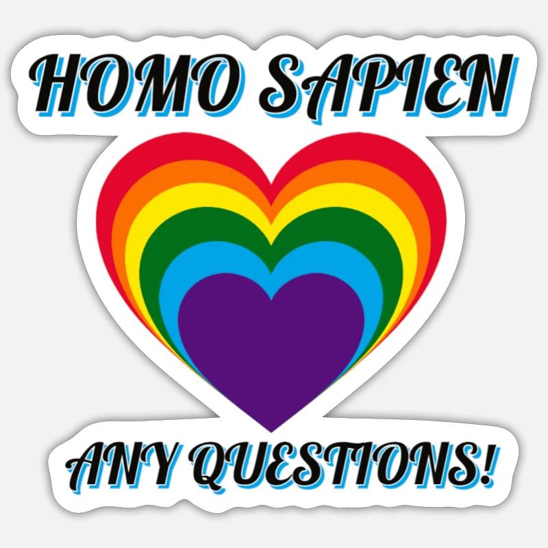Homo Sapien Stickers | Unique Designs | Spreadshirt