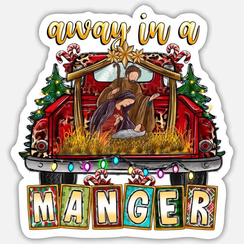 Manger Stickers | Unique Designs | Spreadshirt