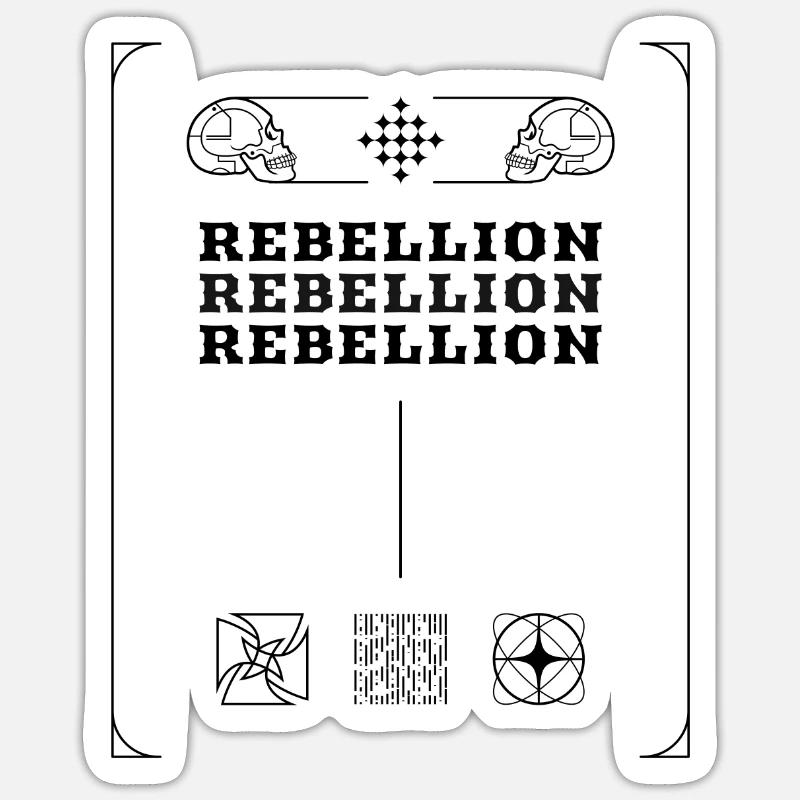 Rebellion Stickers | Unique Designs | Spreadshirt