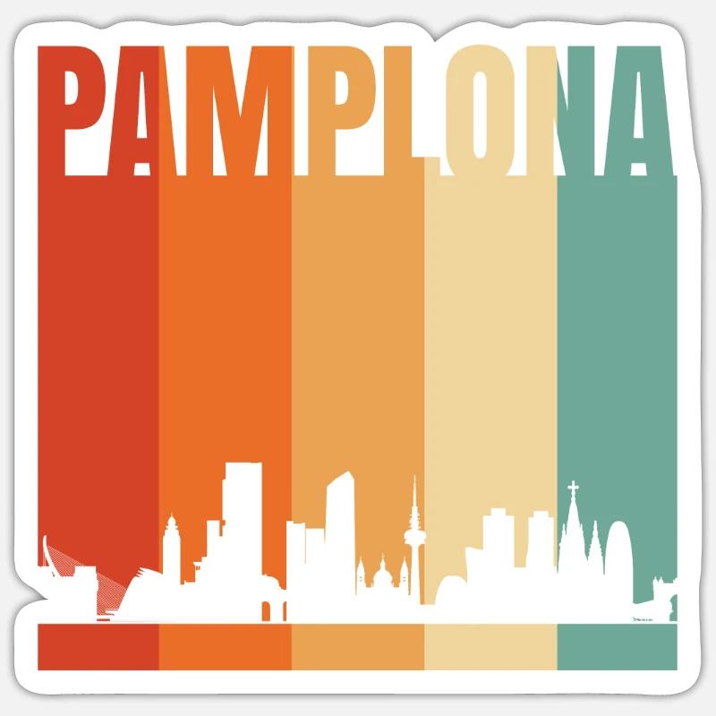 Pamplona Stickers | Unique Designs | Spreadshirt