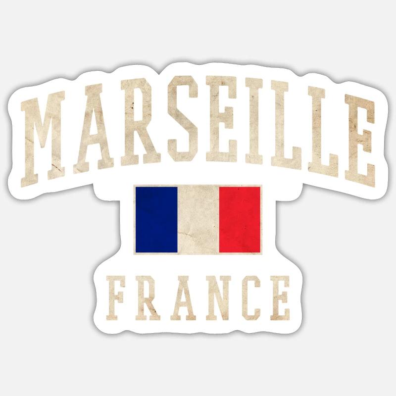 Marseille Stickers | Unique Designs | Spreadshirt