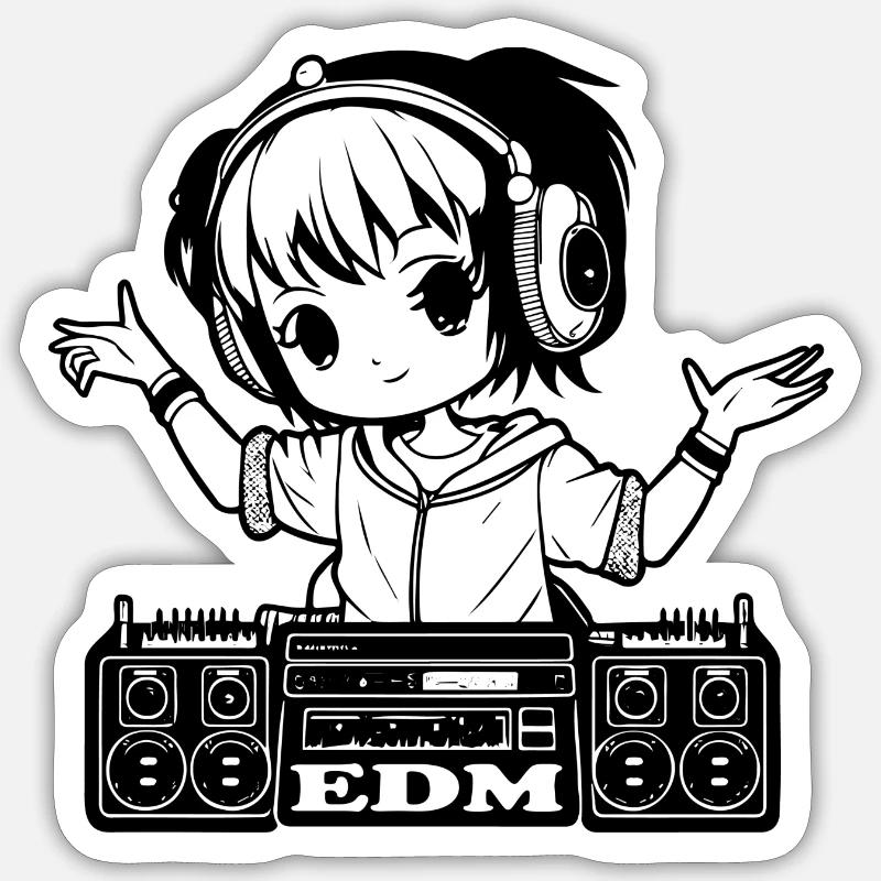 Edm Stickers | Unique Designs | Spreadshirt