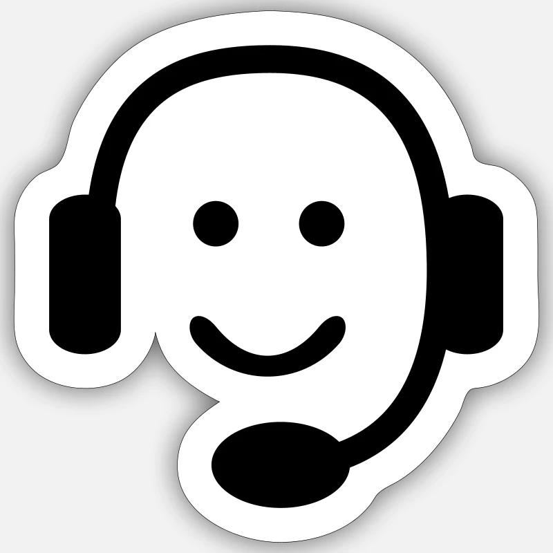 Call-center Stickers | Unique Designs | Spreadshirt