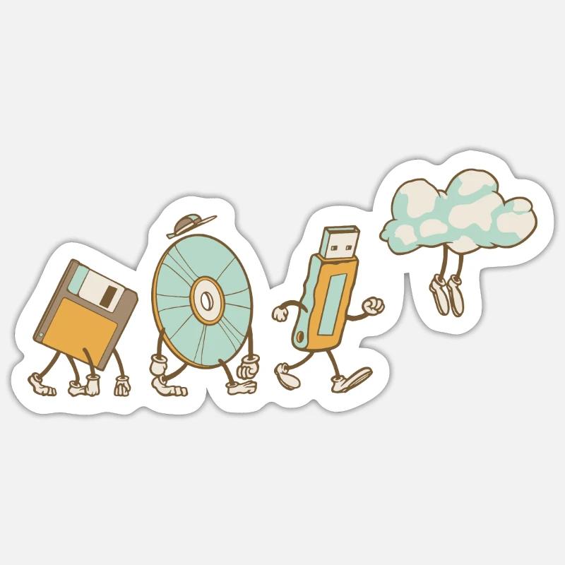 Cloud-you-are-here Stickers | Unique Designs | Spreadshirt