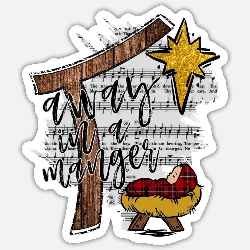 Manger Stickers | Unique Designs | Spreadshirt