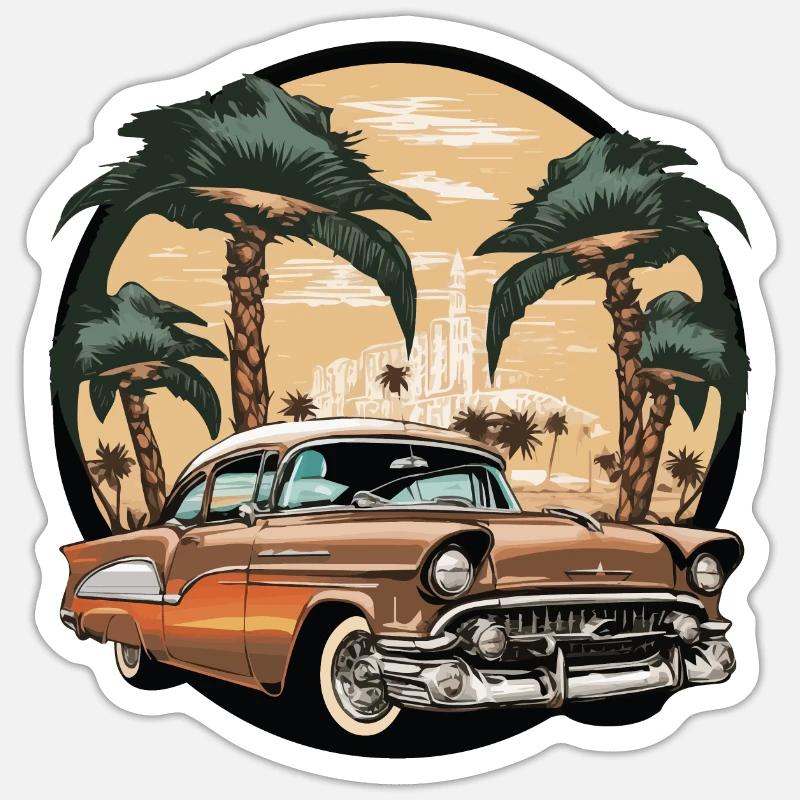 Classic Car Stickers | Unique Designs | Spreadshirt