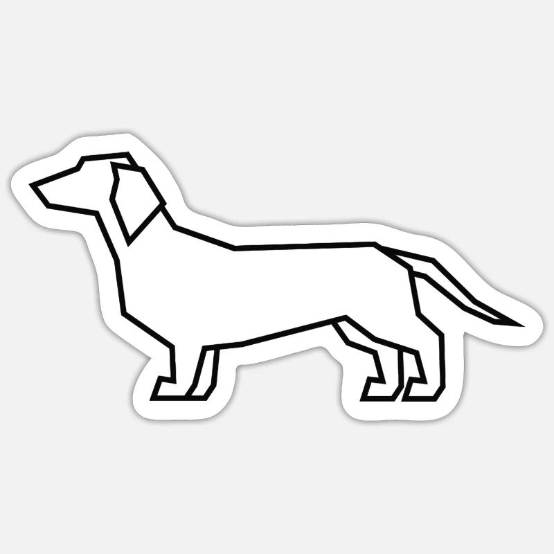 Teckel Stickers | Unique Designs | Spreadshirt