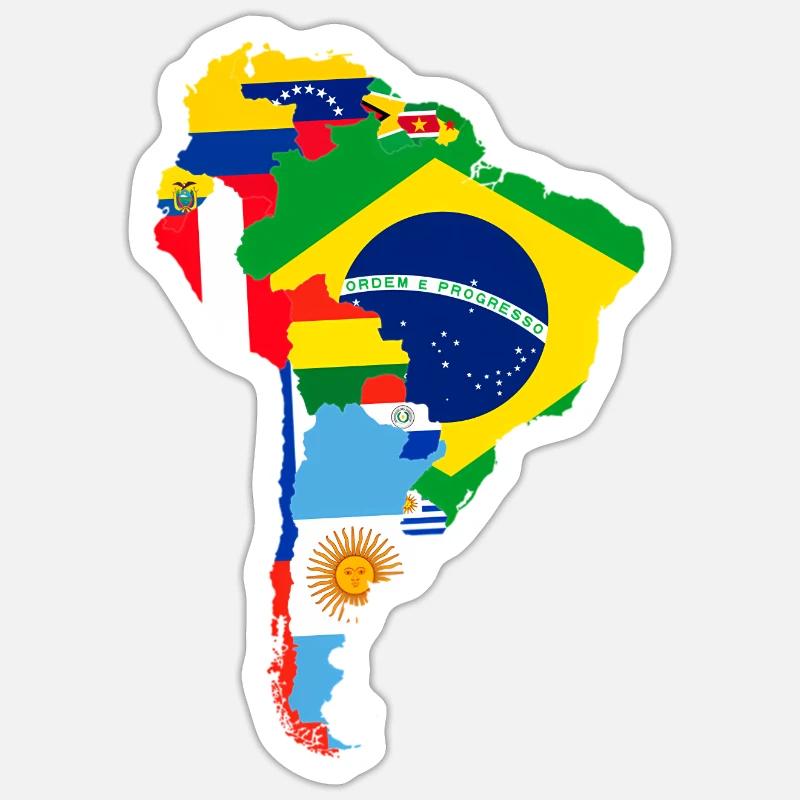 Latin America Stickers | Unique Designs | Spreadshirt