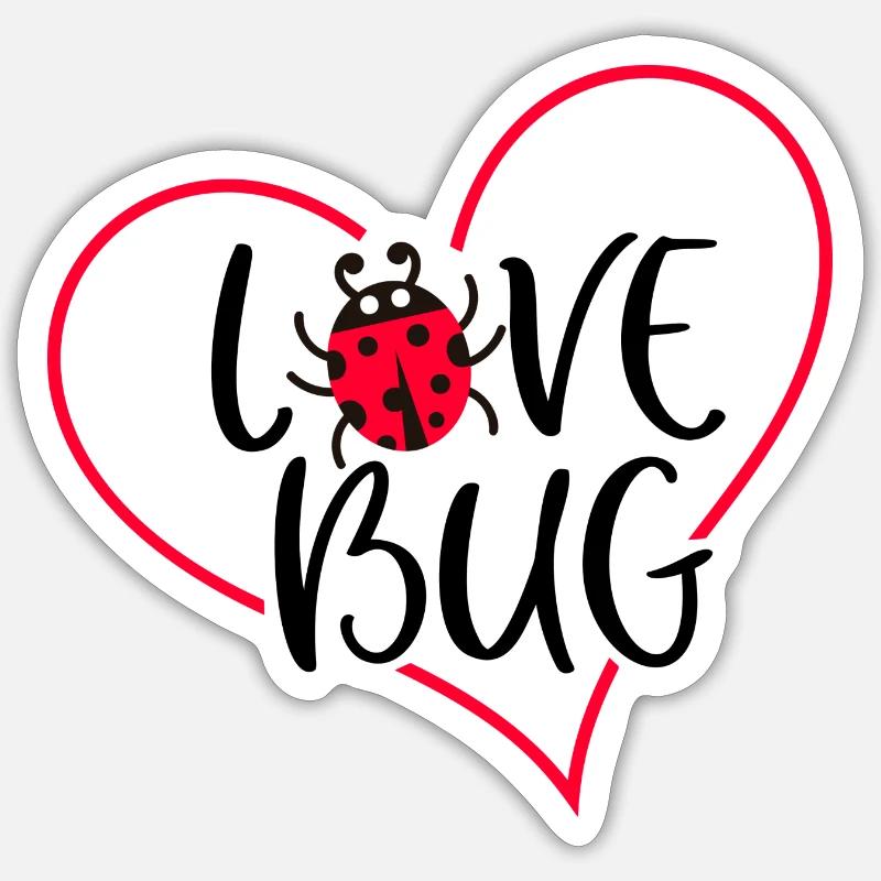 Love-bug Stickers | Unique Designs | Spreadshirt