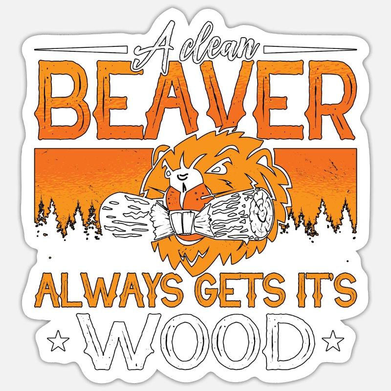 Beaver Stickers | Unique Designs | Spreadshirt