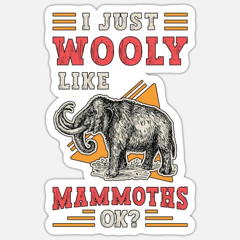 Mammoth Stickers | Unique Designs | Spreadshirt