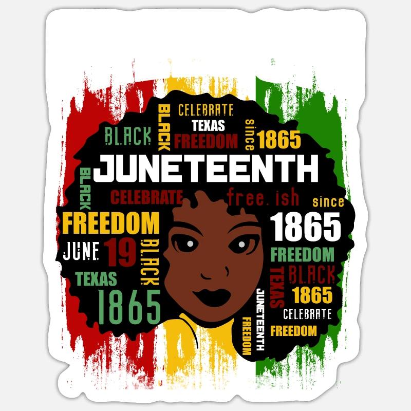 Juneteenth Stickers | Unique Designs | Spreadshirt