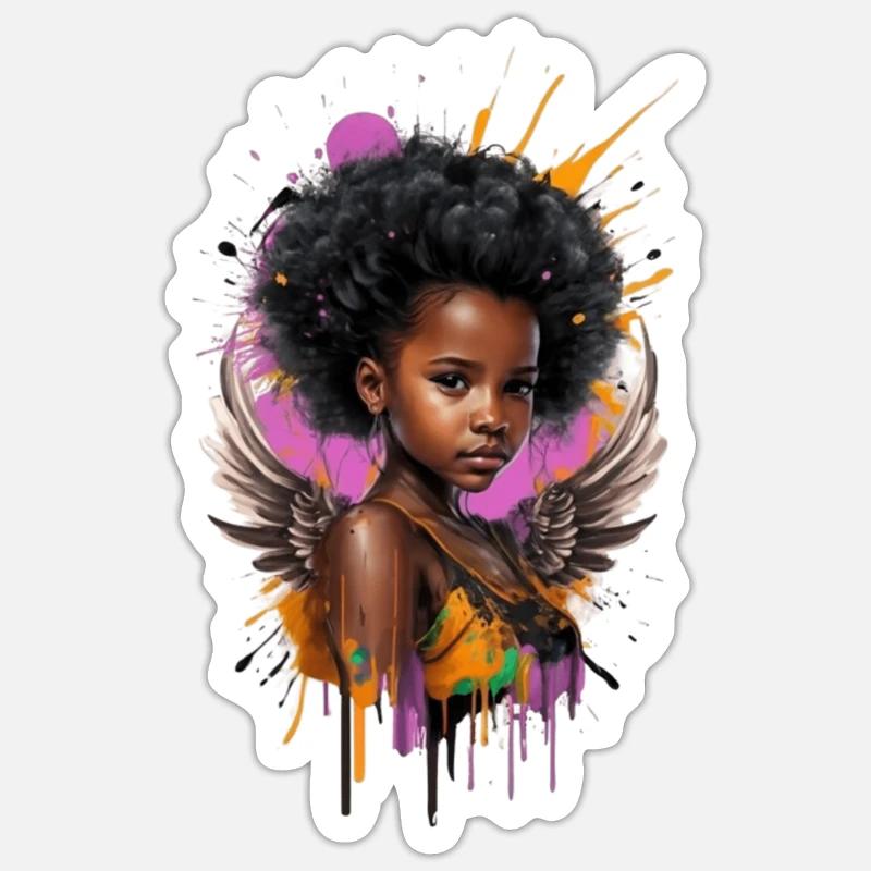 Black-girls Stickers | Unique Designs | Spreadshirt