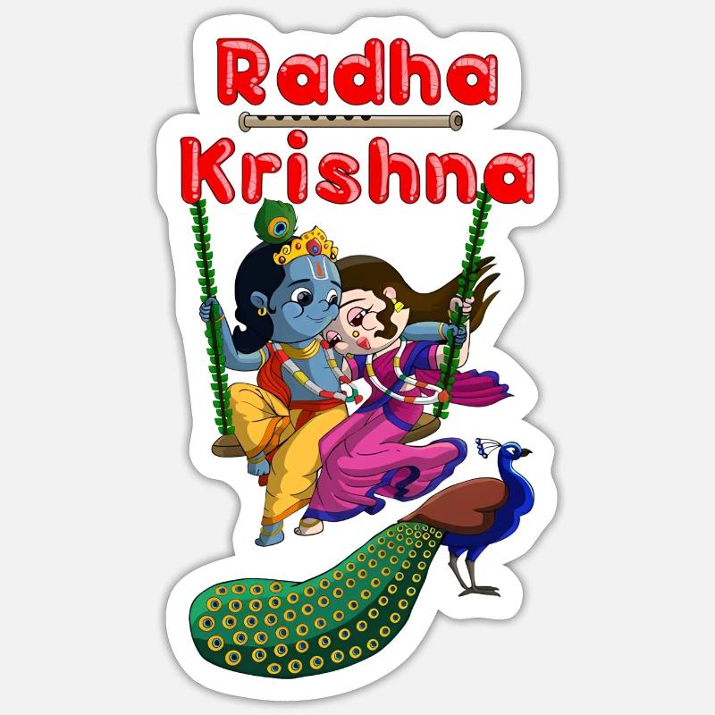 Radha Stickers | Unique Designs | Spreadshirt