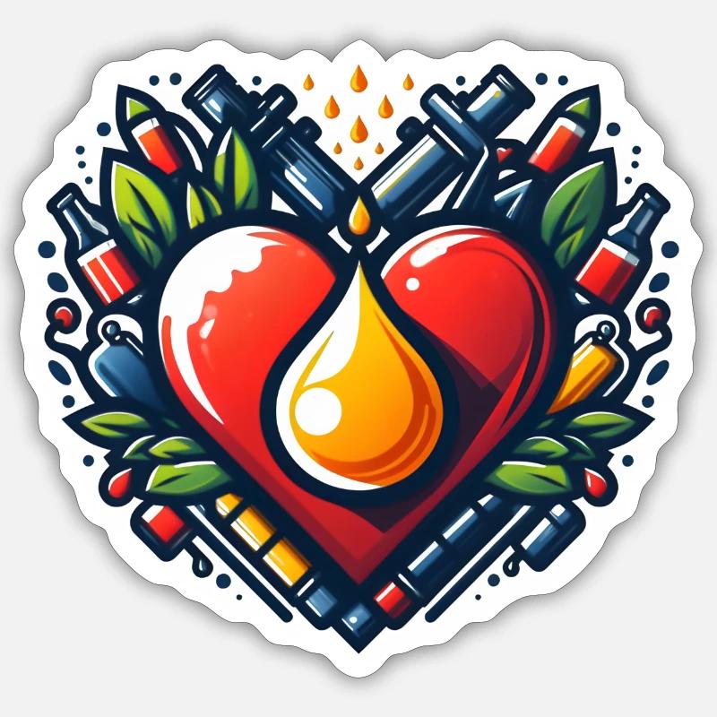 Hart Stickers | Unique Designs | Spreadshirt