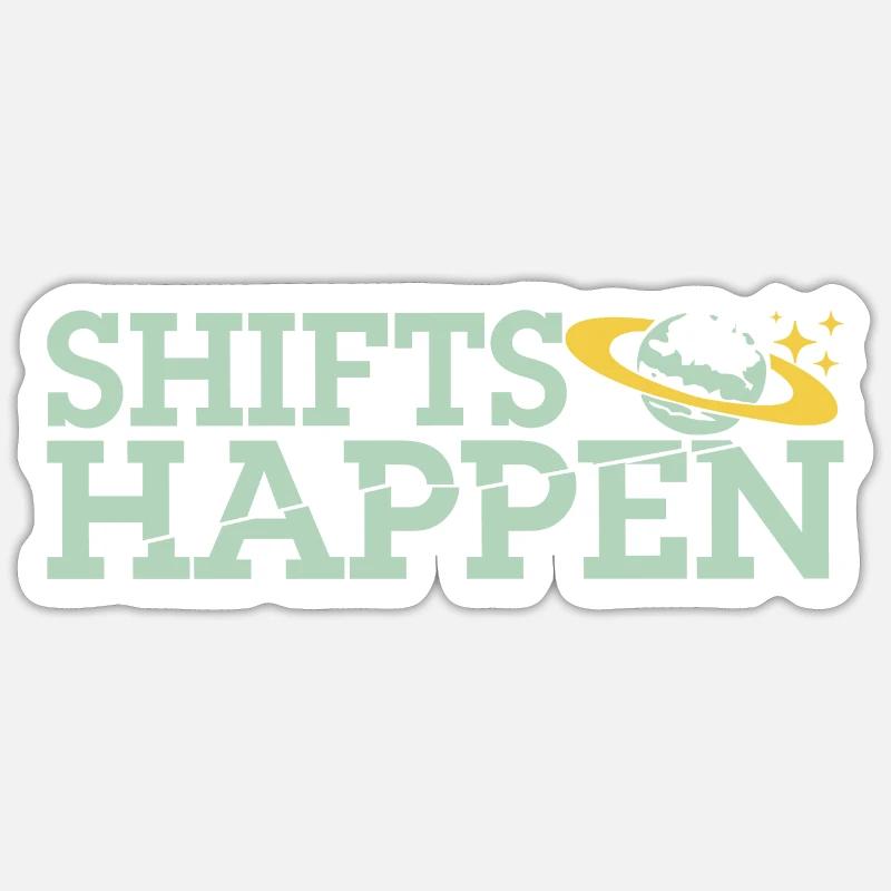Shifts Stickers | Unique Designs | Spreadshirt
