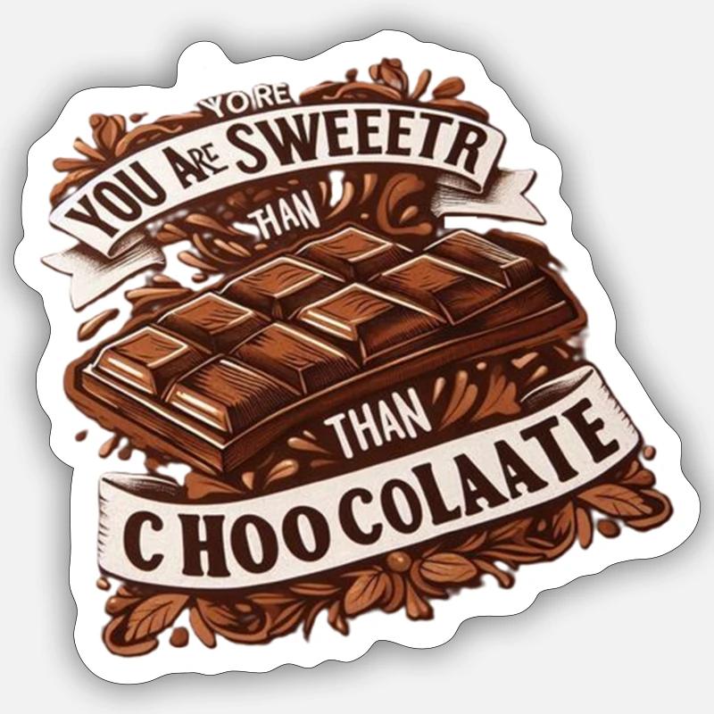 Chocol Stickers | Unique Designs | Spreadshirt